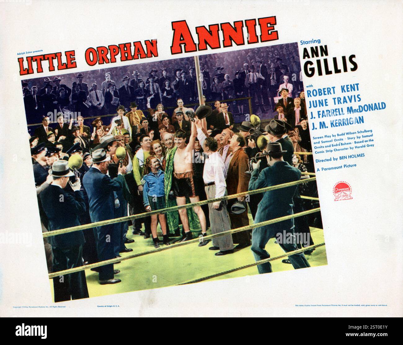 LITTLE ORPHAN ANNIE [US 1938] ANN GILLIS, ROBERT KENT Date: 1938 Stock ...