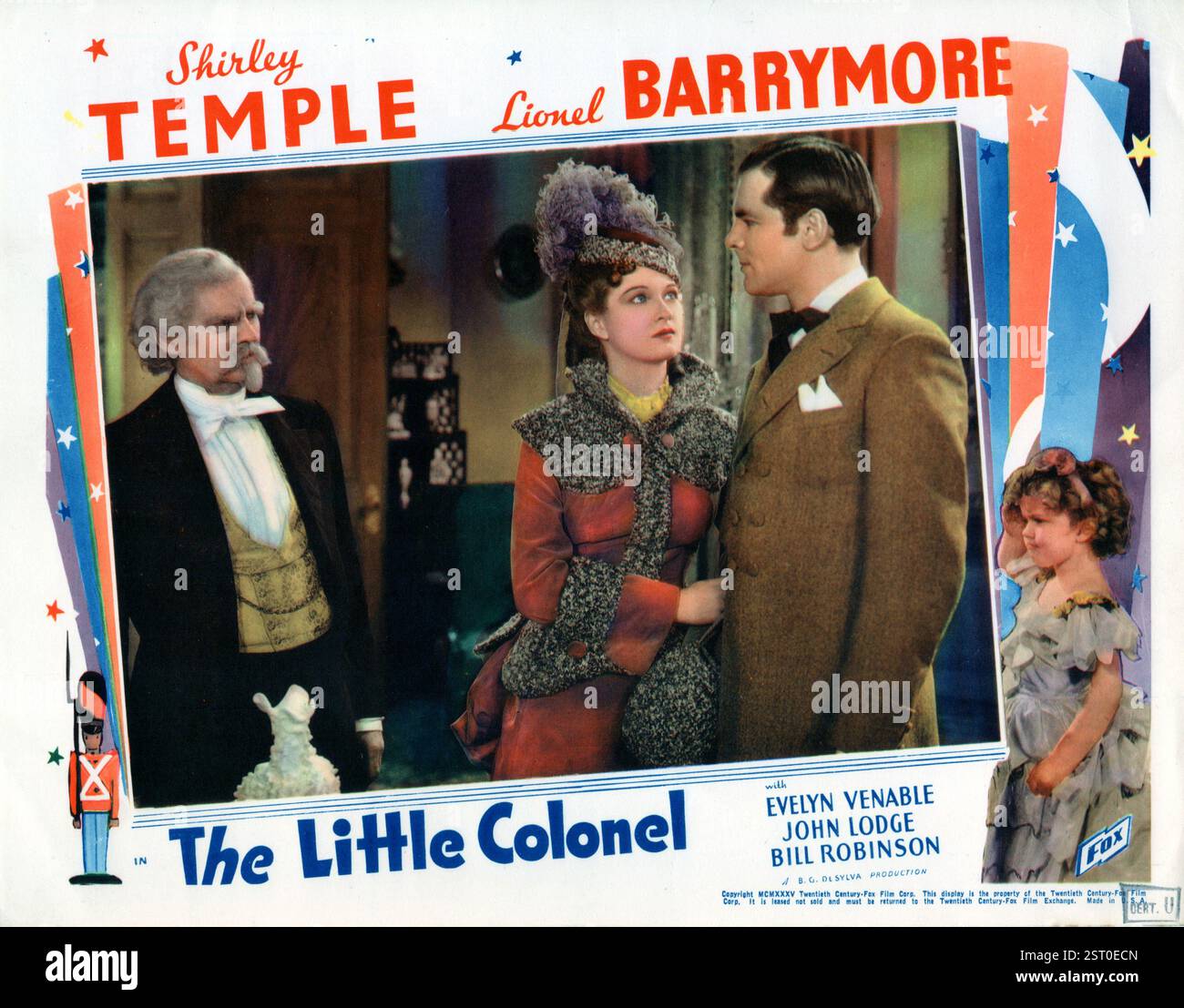 THE LITTLE COLONEL [US 1935] LIONEL BARRYMORE, EVELYN VENABLE, JOHN ...