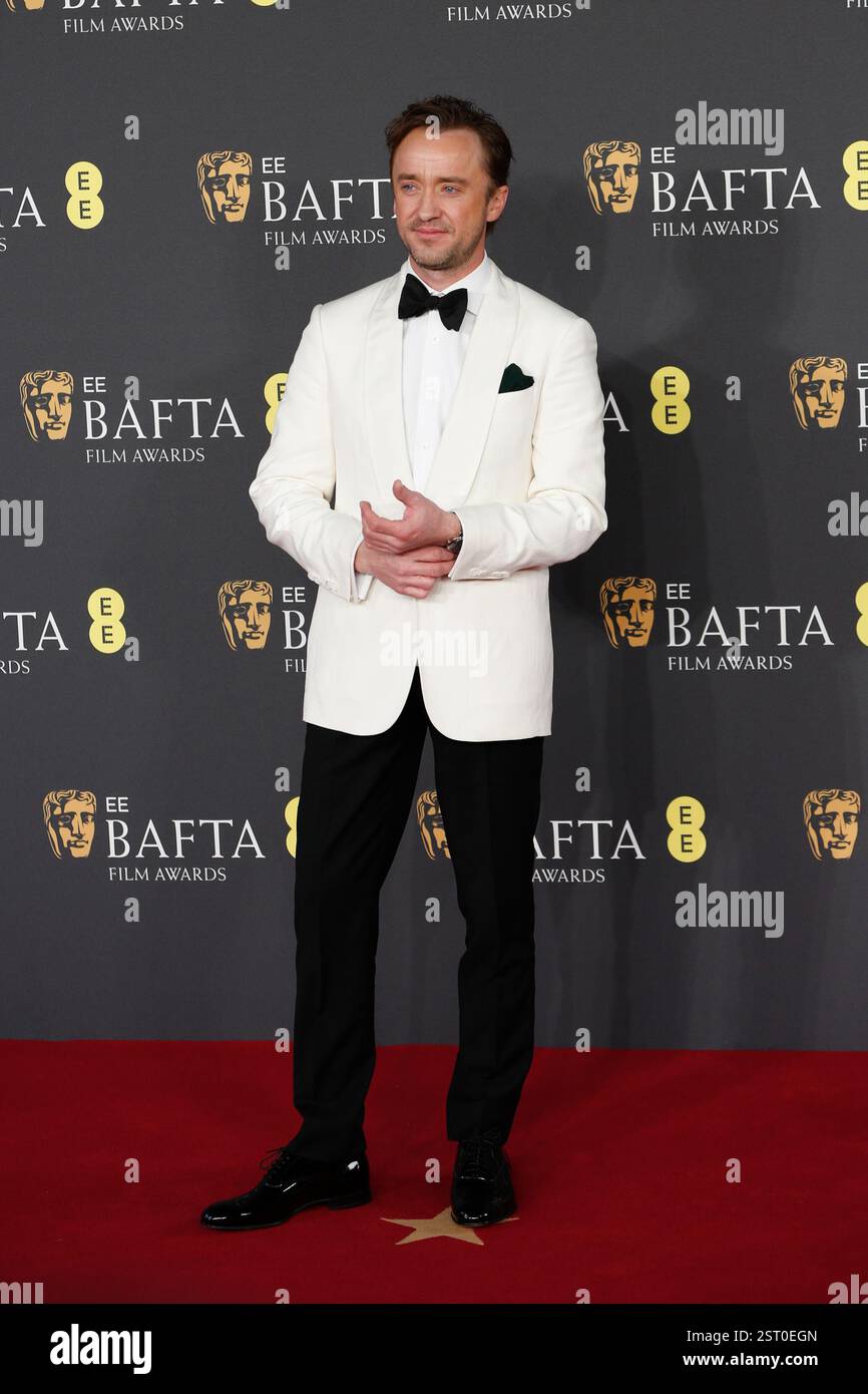 London, USA. 16th Feb, 2025. Tom Felton attends the red carpet for the ...