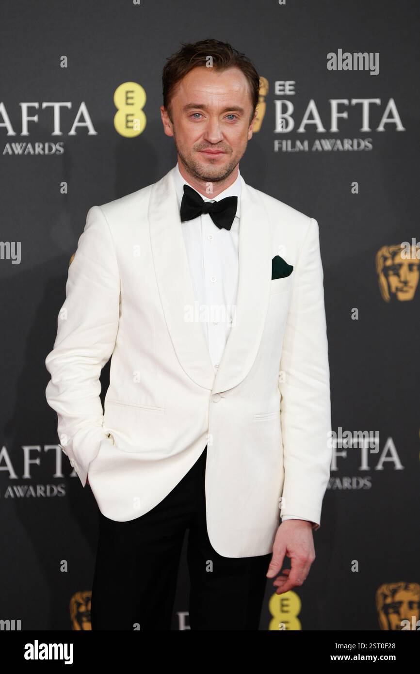 London, USA. 16th Feb, 2025. Tom Felton attends the red carpet for the ...