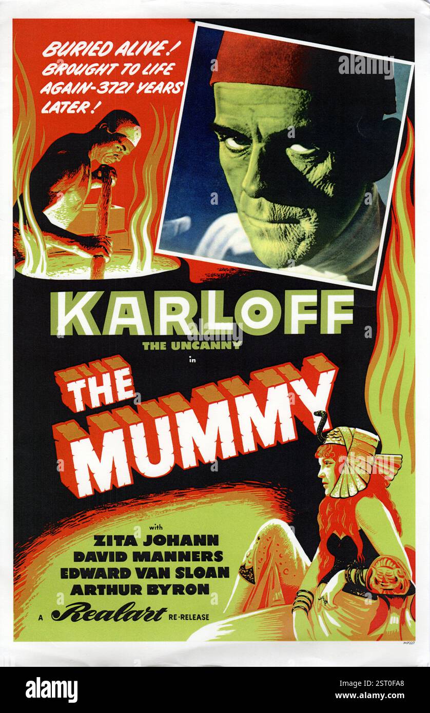 THE MUMMY [US 1932] BORIS KARLOFF Date: 1932 Stock Photo - Alamy