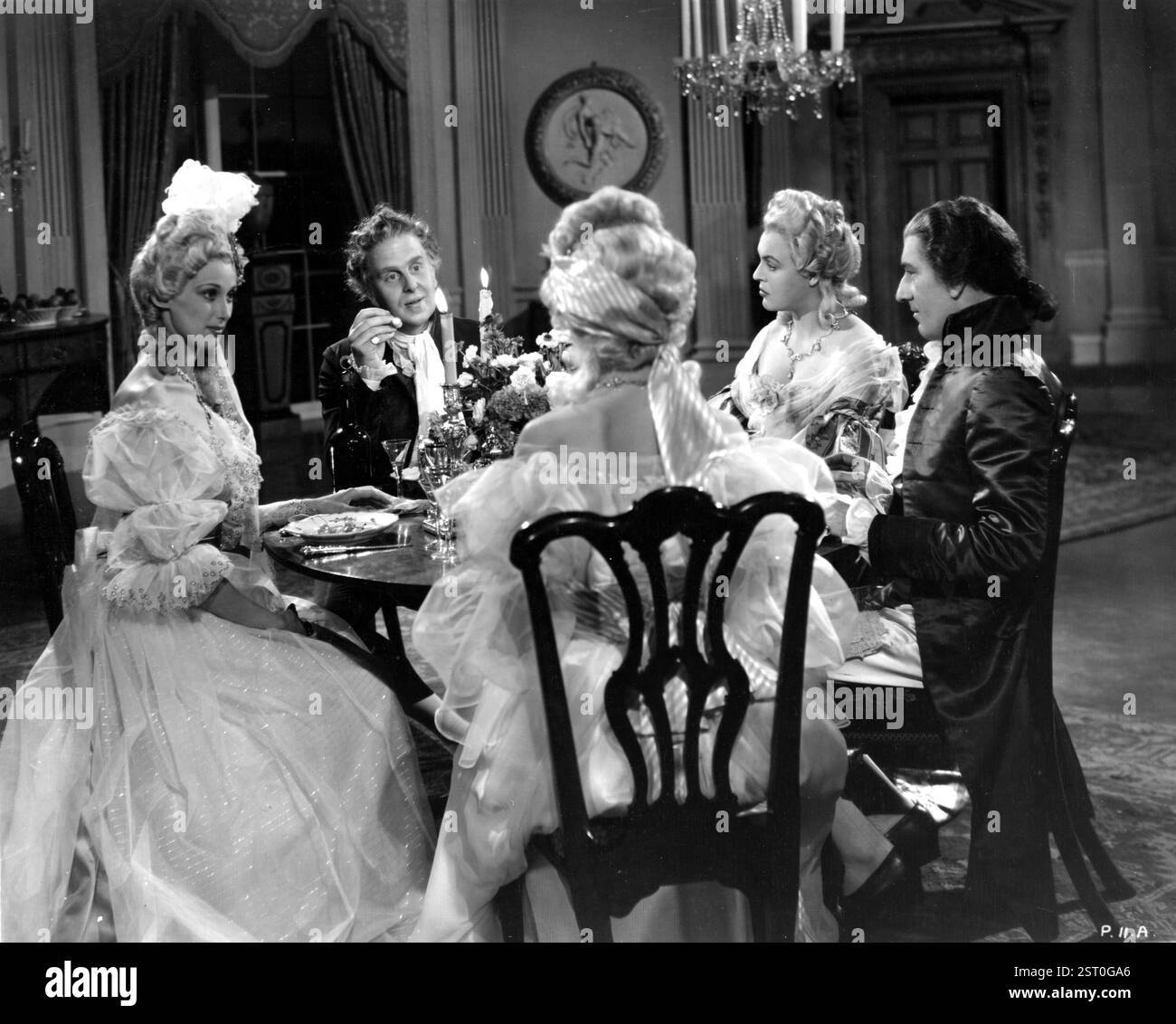 THE YOUNG MR PITT [BR 1942] ROBERT MORLEY [2nd left] Date: 1942 Stock ...