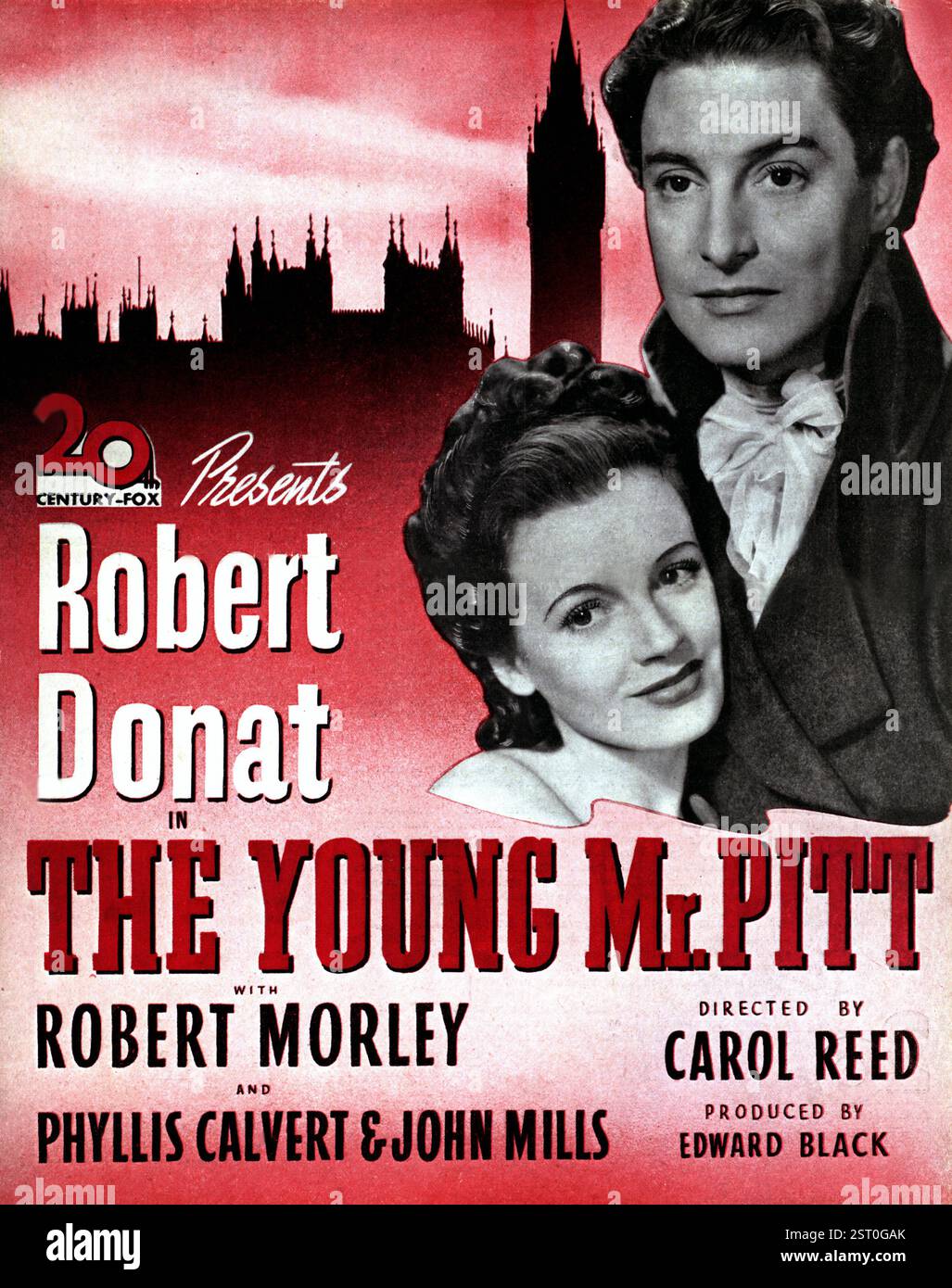 THE YOUNG MR PITT [BR 1942] ROBERT DONAT as British Prime Minister ...