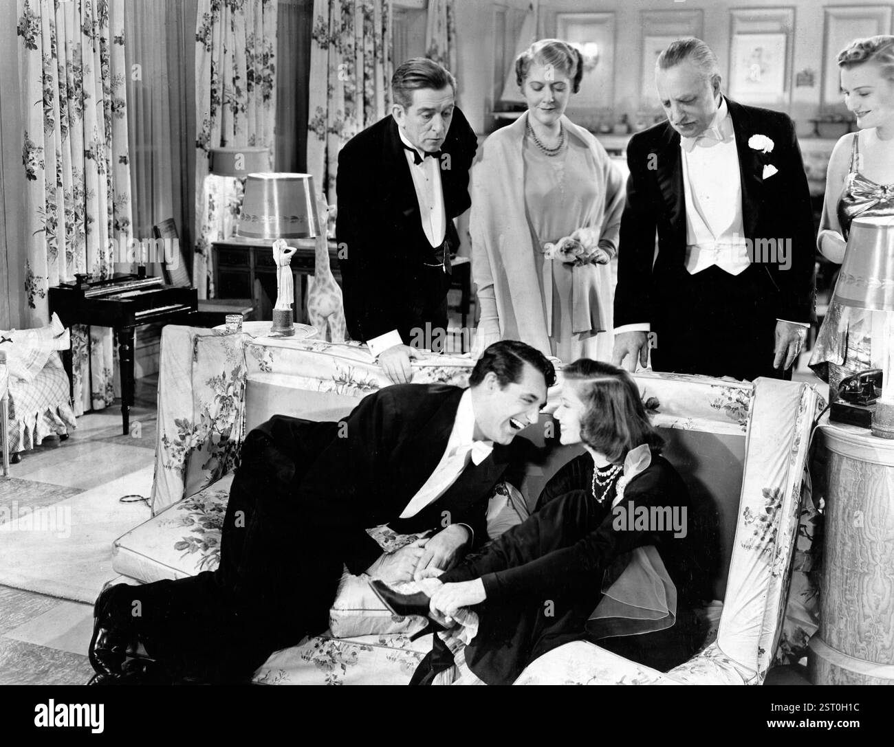HOLIDAY [US 1938] [L-R back row] EDWARD EVERETT HORTON, JEAN DIXON ...