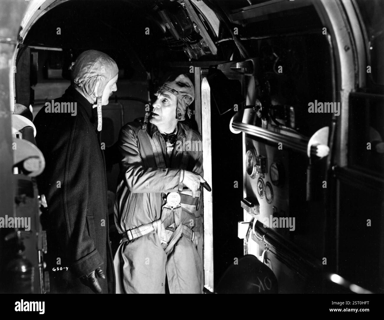 THE GOOSE STEPS OUT [BR 1942] WILL HAY [right] Date: 1942 Stock Photo ...