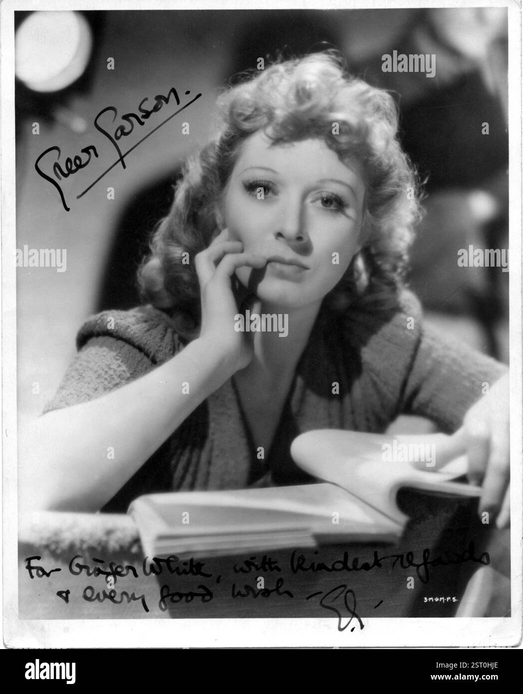 GREER GARSON [1904 - 1996] British actress Date: 1939 Stock Photo - Alamy