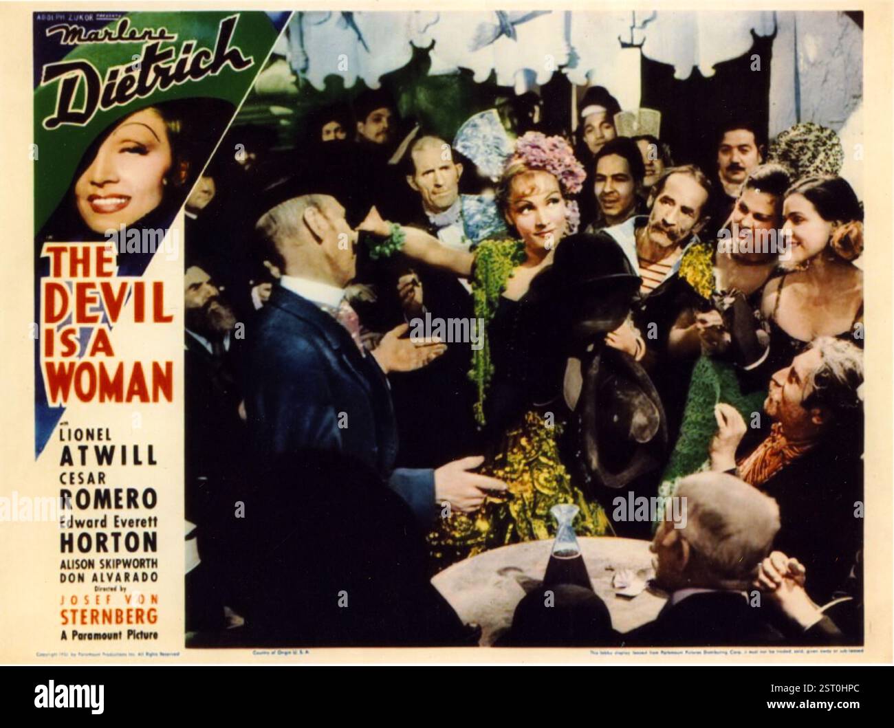 THE DEVIL IS A WOMAN [US 1935] MARLENE DIETRICH Date: 1935 Stock Photo - Alamy