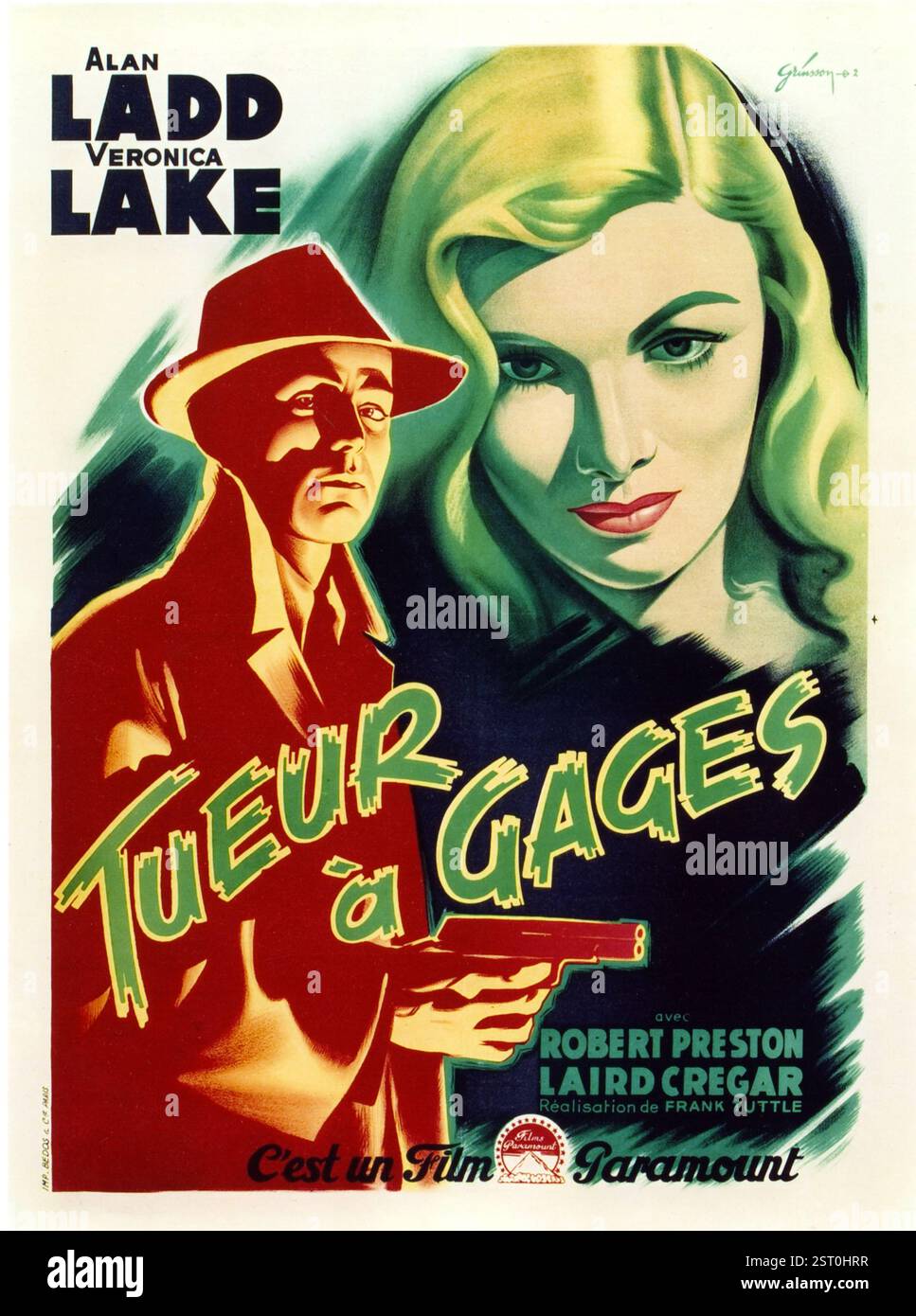 THIS GUN FOR HIRE [US 1942] ALAN LADD, VERONICA LAKE Date: 1942 Stock ...