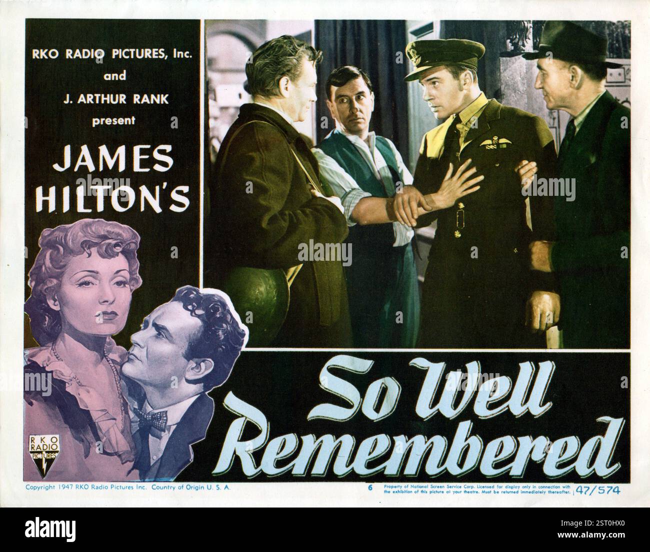 SO WELL REMEMBERED [BR 1947] JOHN MILLS [left], RICHARD CARLSON [second ...