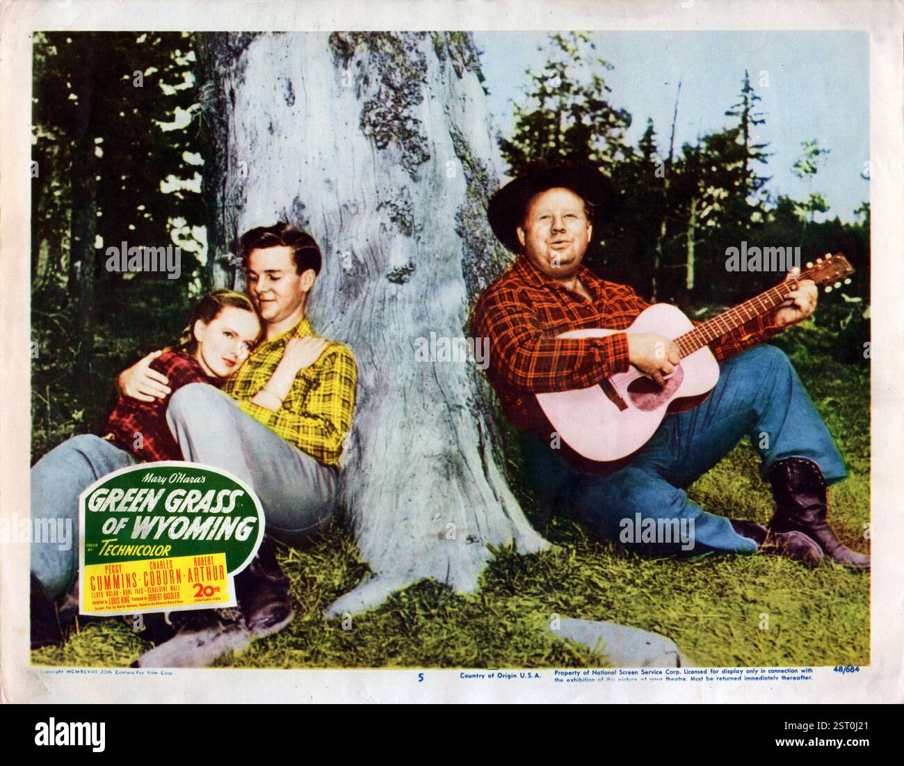 GREEN GRASS OF WYOMING [BR 1948] PEGGY CUMMINS, ROBERT ARTHUR, BURL ...
