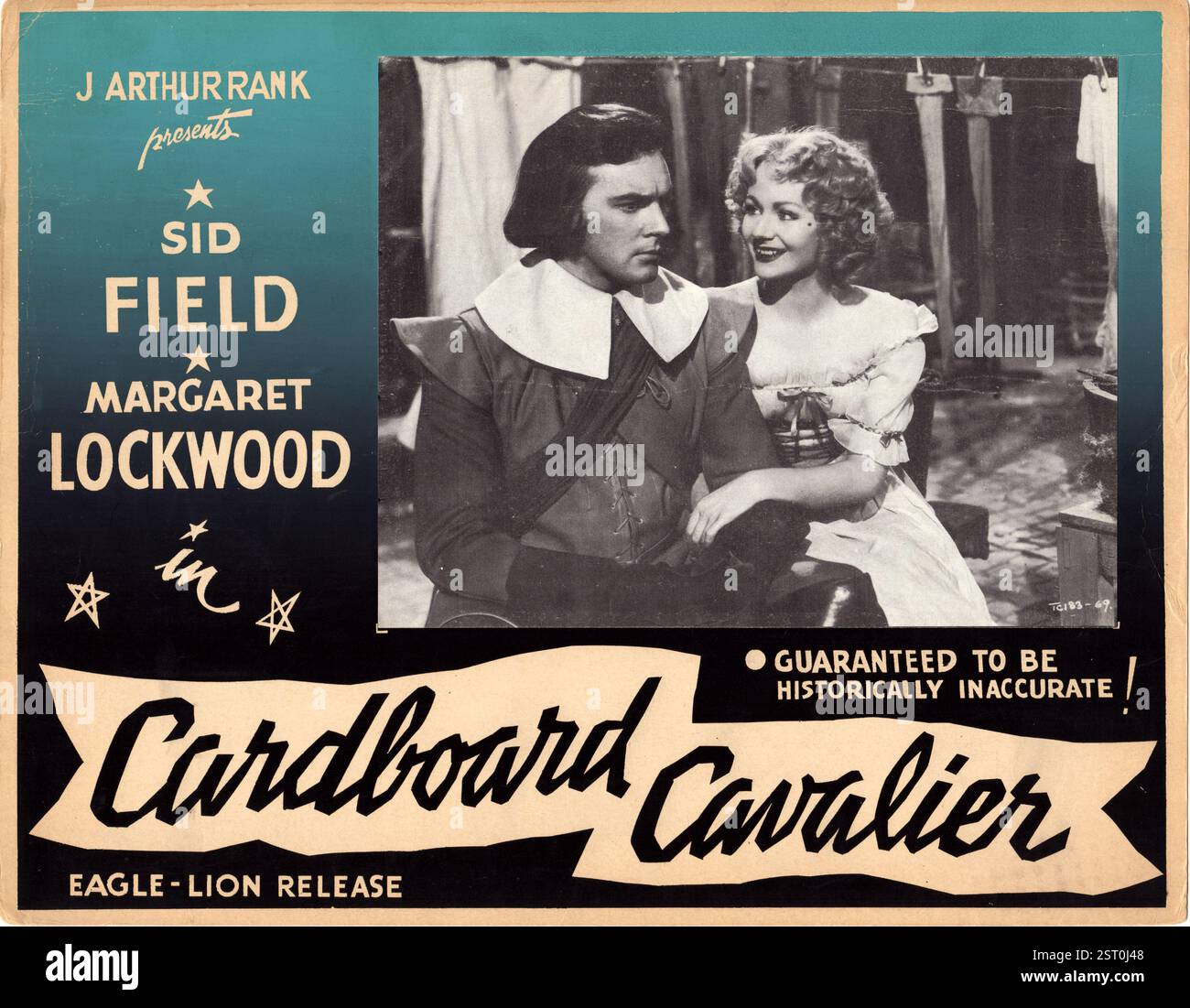 CARDBOARD CAVALIER [BR 1949] BRIAN WORTH, MARGARET LOCKWOOD as 'Nell ...