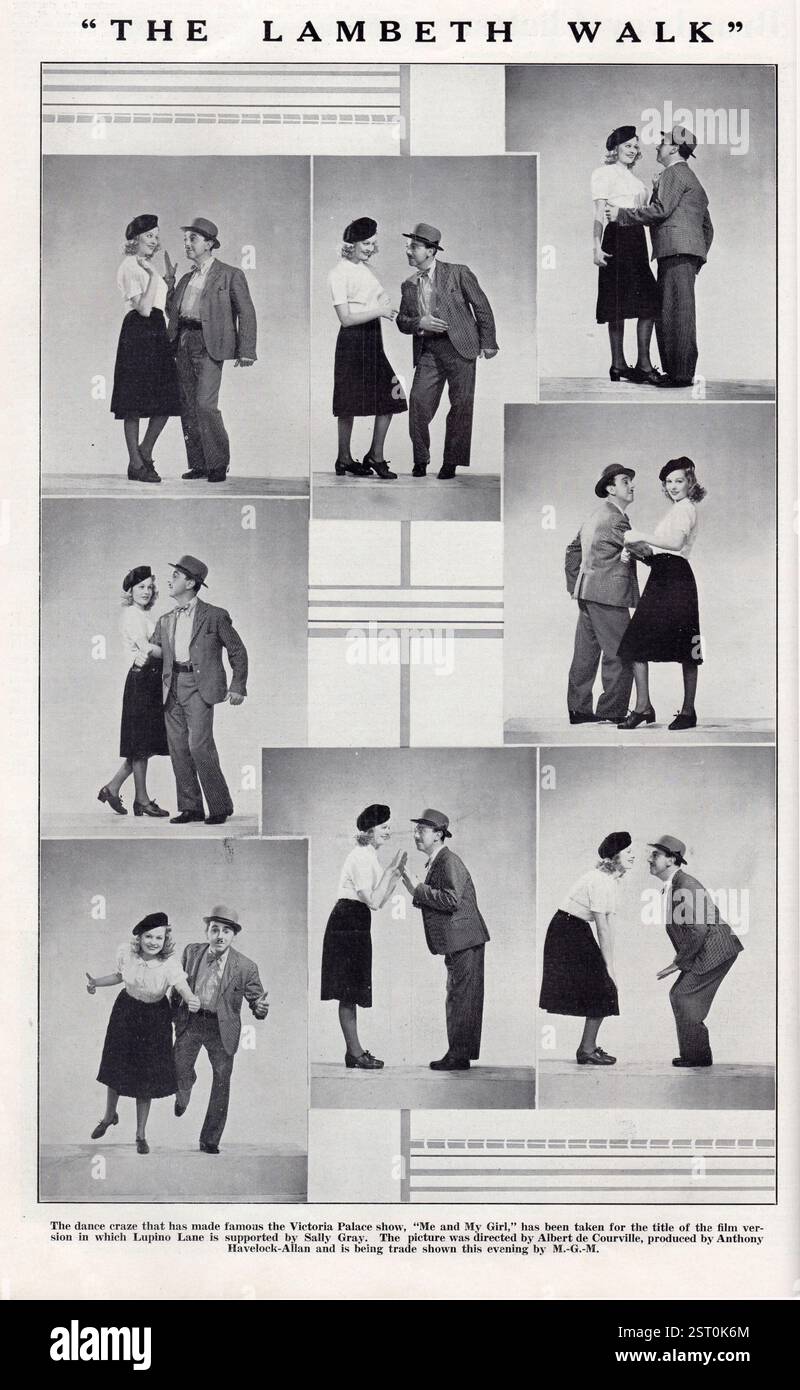 The Lambeth Walk Br 1939 Aka Me And My Girl Lupino Lane Sally Gray