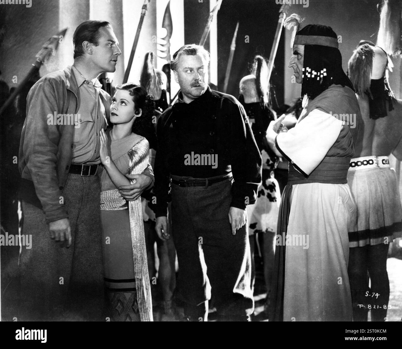 SHE [US 1935] RANDOLPH SCOTT, HELEN MACK, NIGEL BRUCE, GUSTAV VON ...
