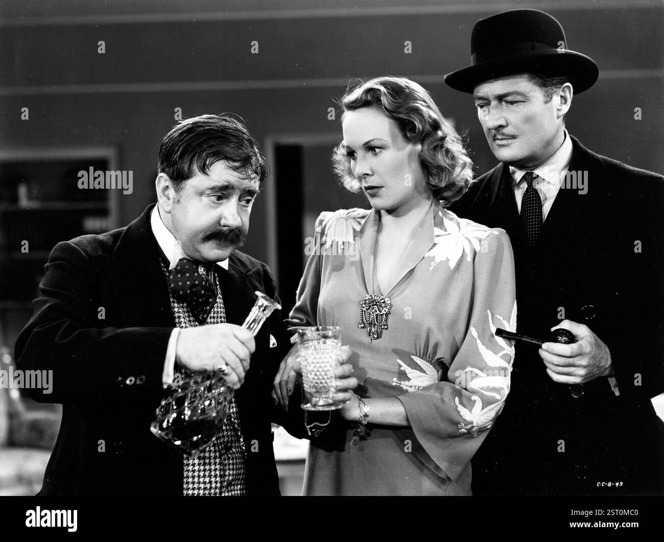 THE WITNESS VANISHES [US 1939] FORRESTER HARVEY, WENDY BARRIE, EDMUND LOWE Date: 1939 Stock ...