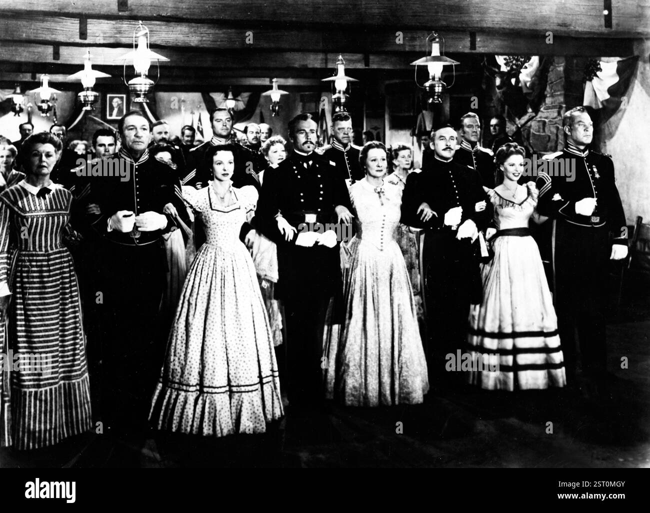 FORT APACHE [US 1948] aka WAR PARTY [L-R front row] [?], VICTOR ...