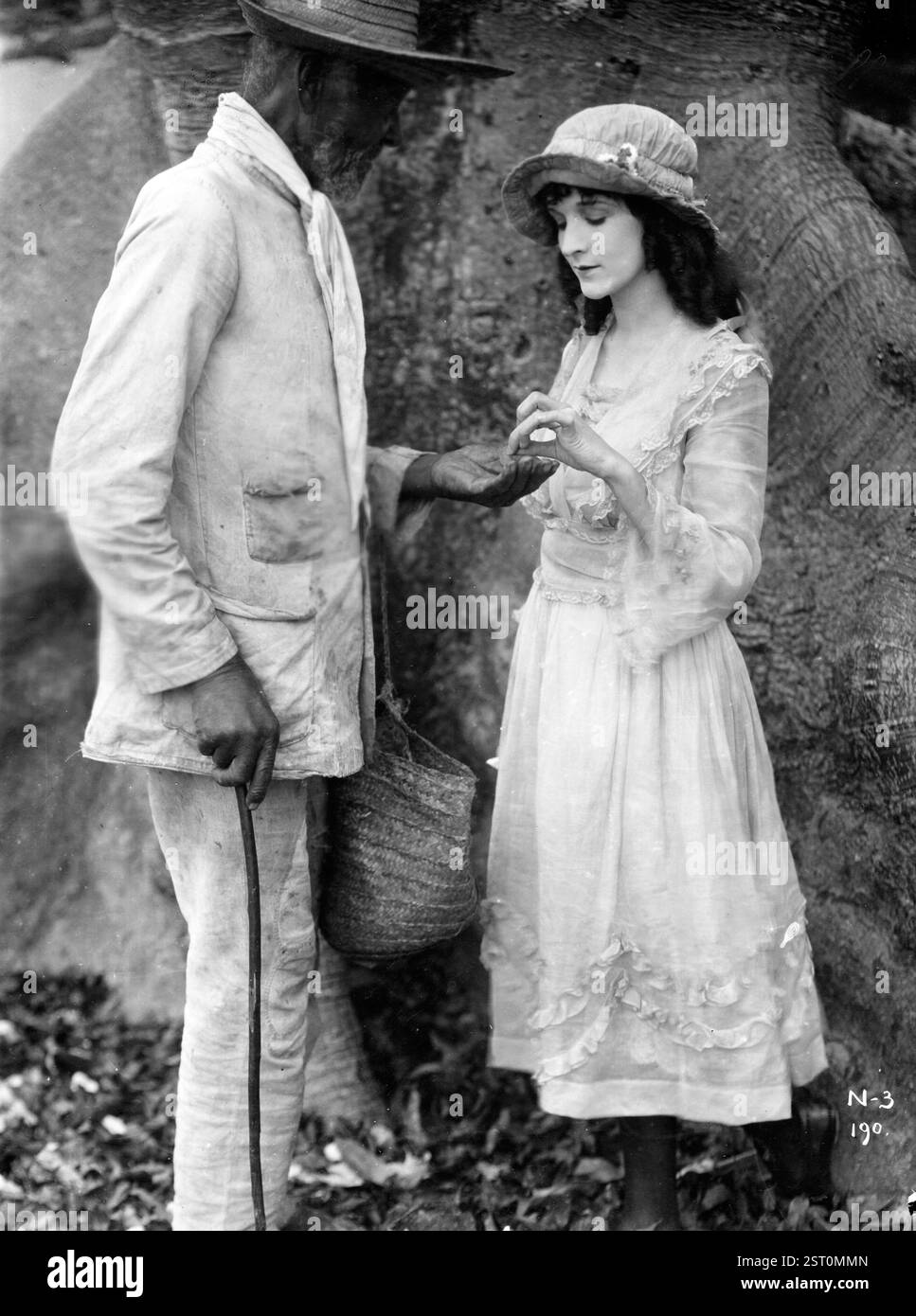 THE LOVE FLOWER [US 1920] CAROL DEMPSTER [right] Date: 1920 Stock Photo ...