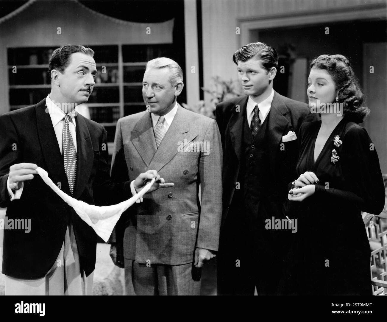 SHADOW OF THE THIN MAN [US 1941] [L-R] WILLIAM POWELL, HENRY O'NEILL ...