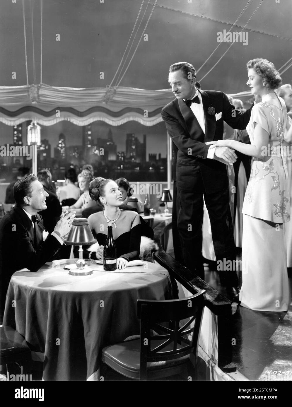 SONG OF THE THIN MAN [US 1947] [L-R] LEON AMES, PATRICIA MORISON, WILLIAM POWELL, MYRNA LOY Date ...