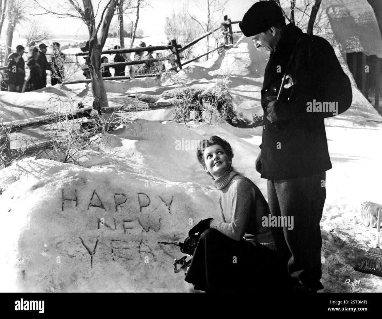 KINGS ROW [US 1942] ANN SHERIDAN, RONALD REAGAN Date: 1942 Stock Photo ...