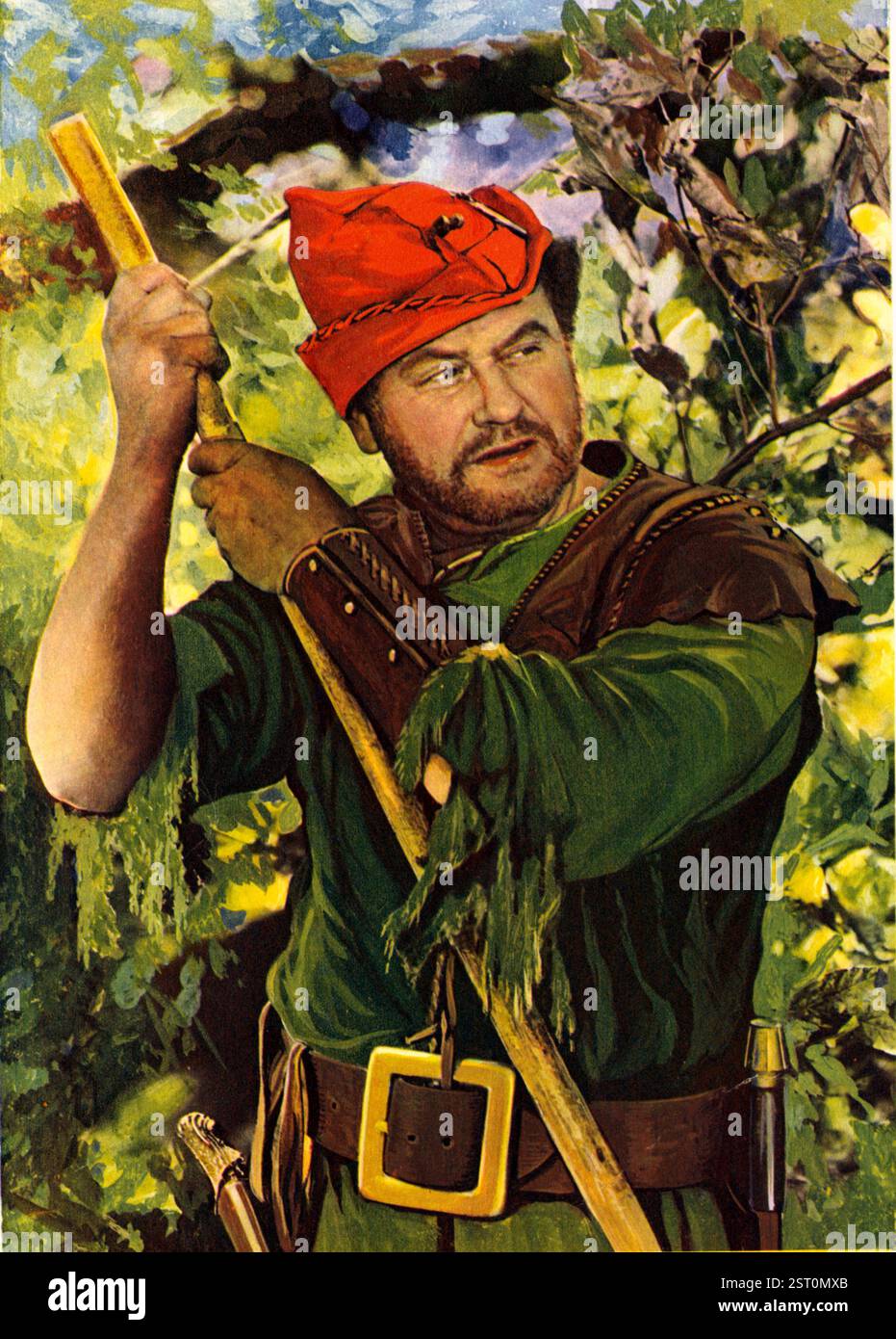 THE ADVENTURES OF ROBIN HOOD [US 1938] ALAN HALE as Little John Date ...
