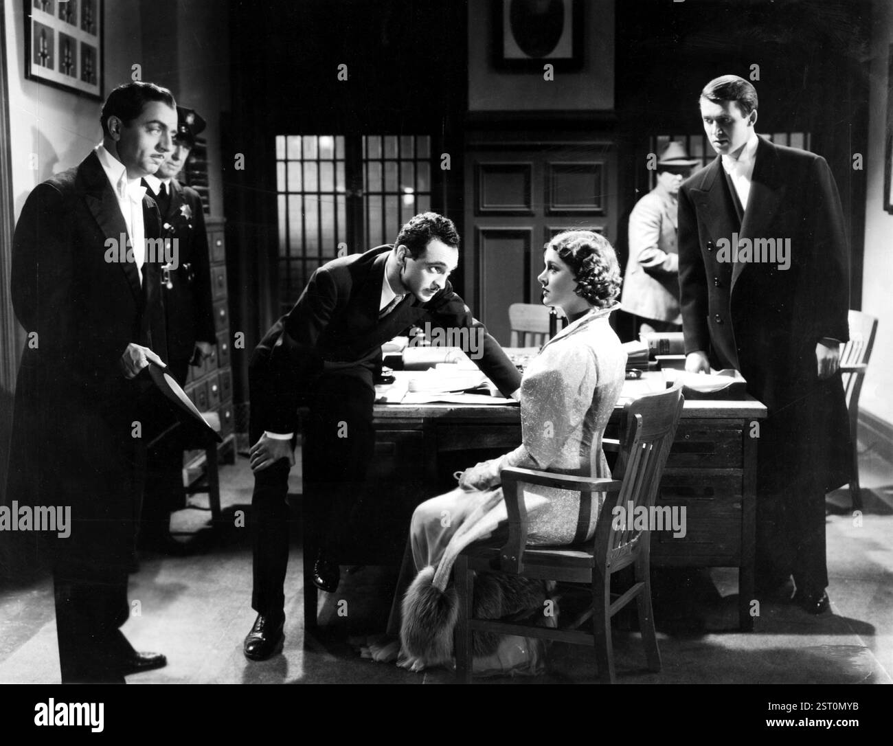 AFTER THE THIN MAN [US 1936] WILLIAM POWELL, SAM LEVENE, MYRNA LOY, JAMES STEWART Date: 1936 ...