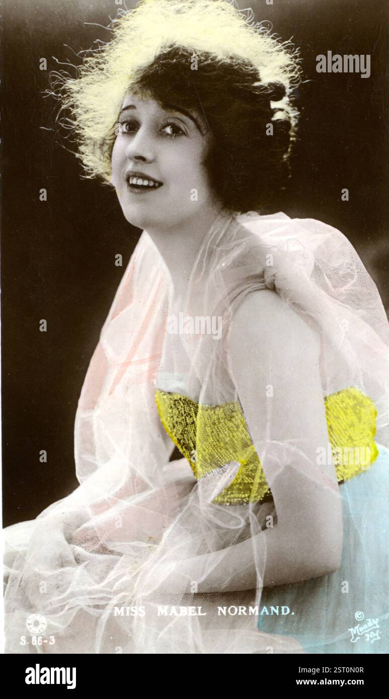 MABEL NORMAND [1892 - 1930] American silent film actress Date: 1930 ...