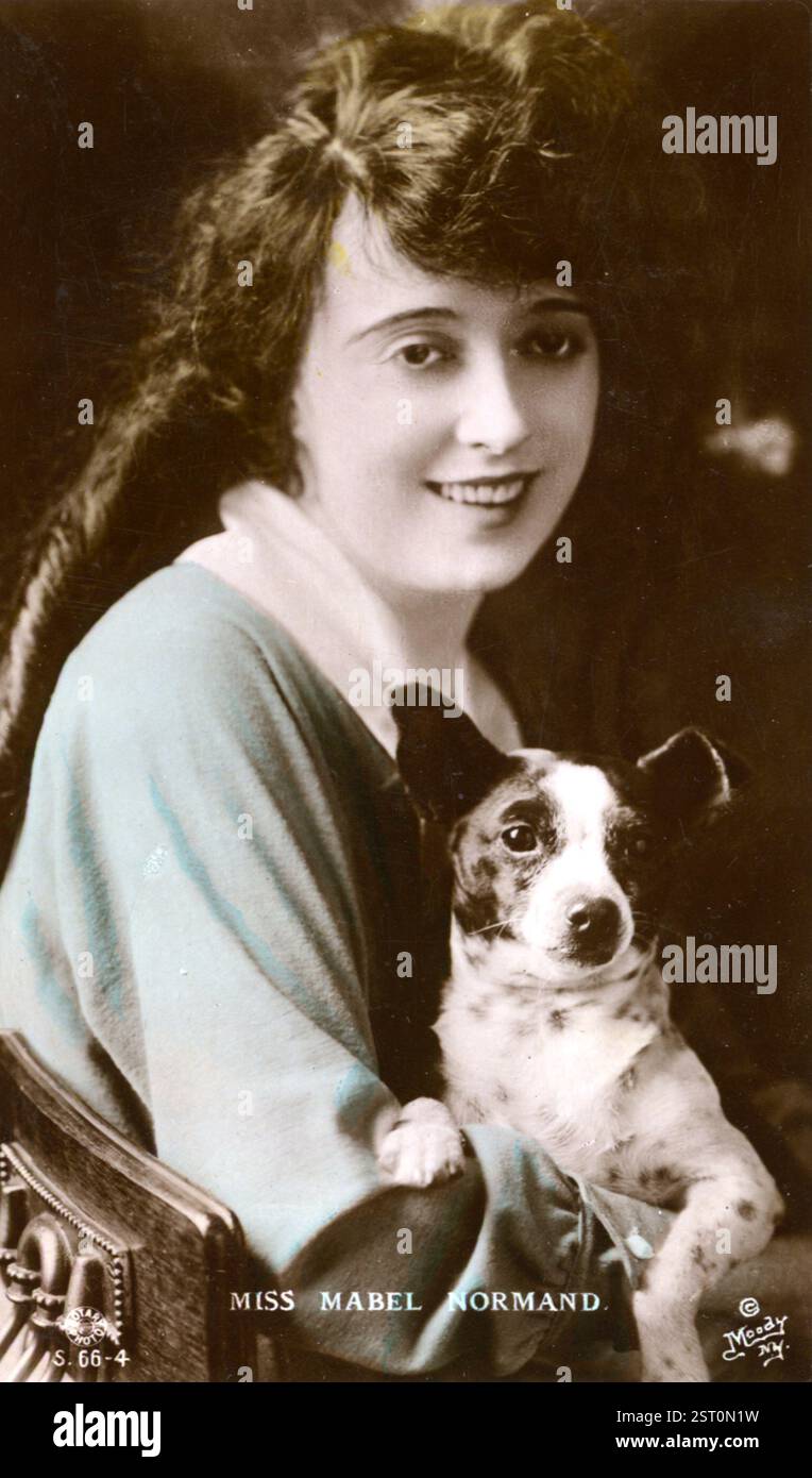 MABEL NORMAND [1892 - 1930] American silent film actress Date: 1930 ...