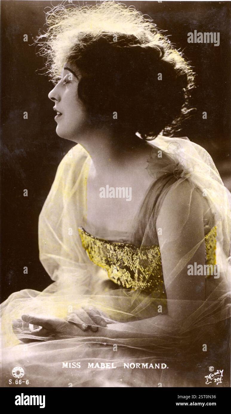 MABEL NORMAND [1892 - 1930] American silent film actress Date: 1930 ...
