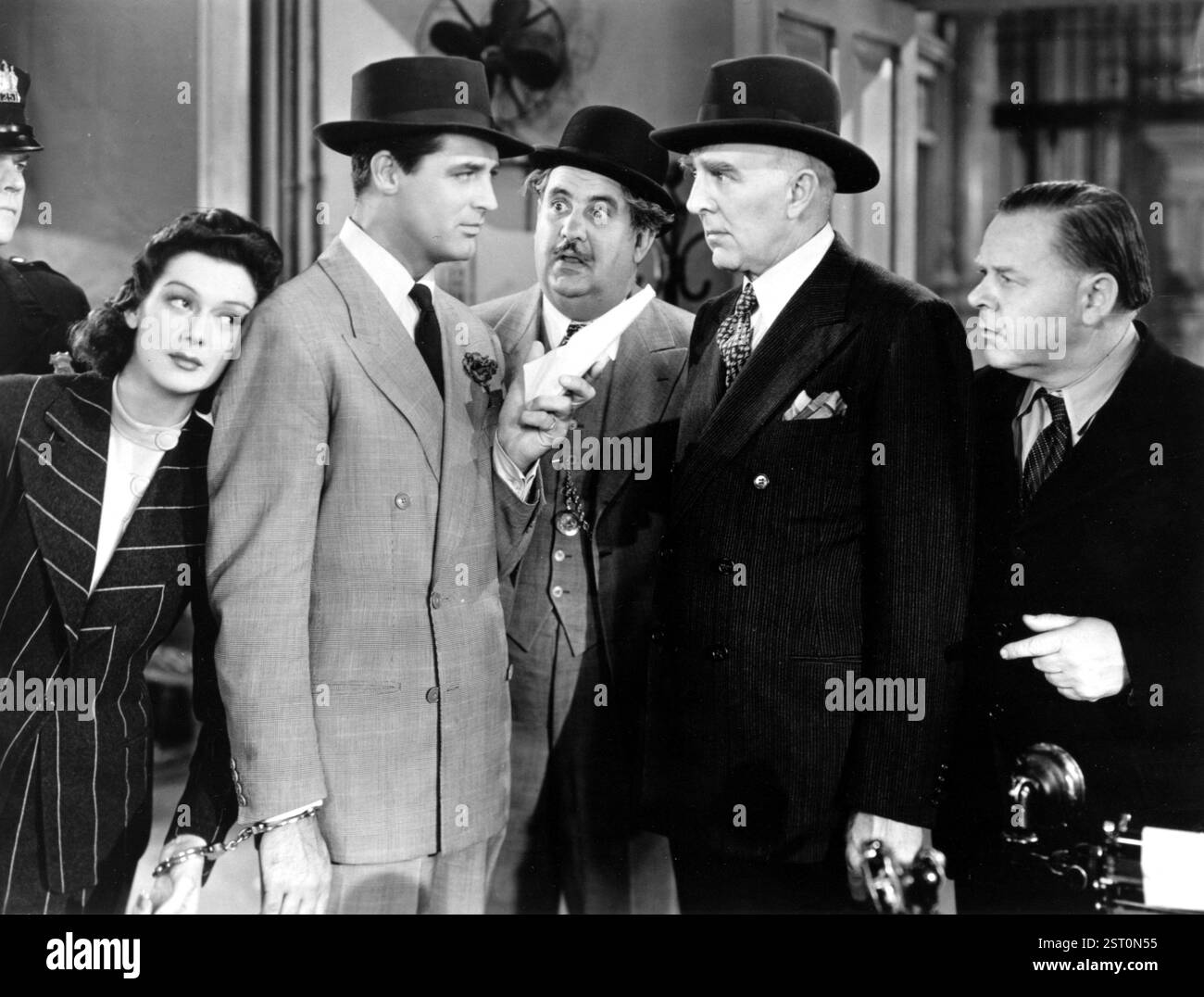 HIS GIRL FRIDAY [US 1940] ROSALIND RUSSELL, CARY GRANT, BILLY GILBERT ...