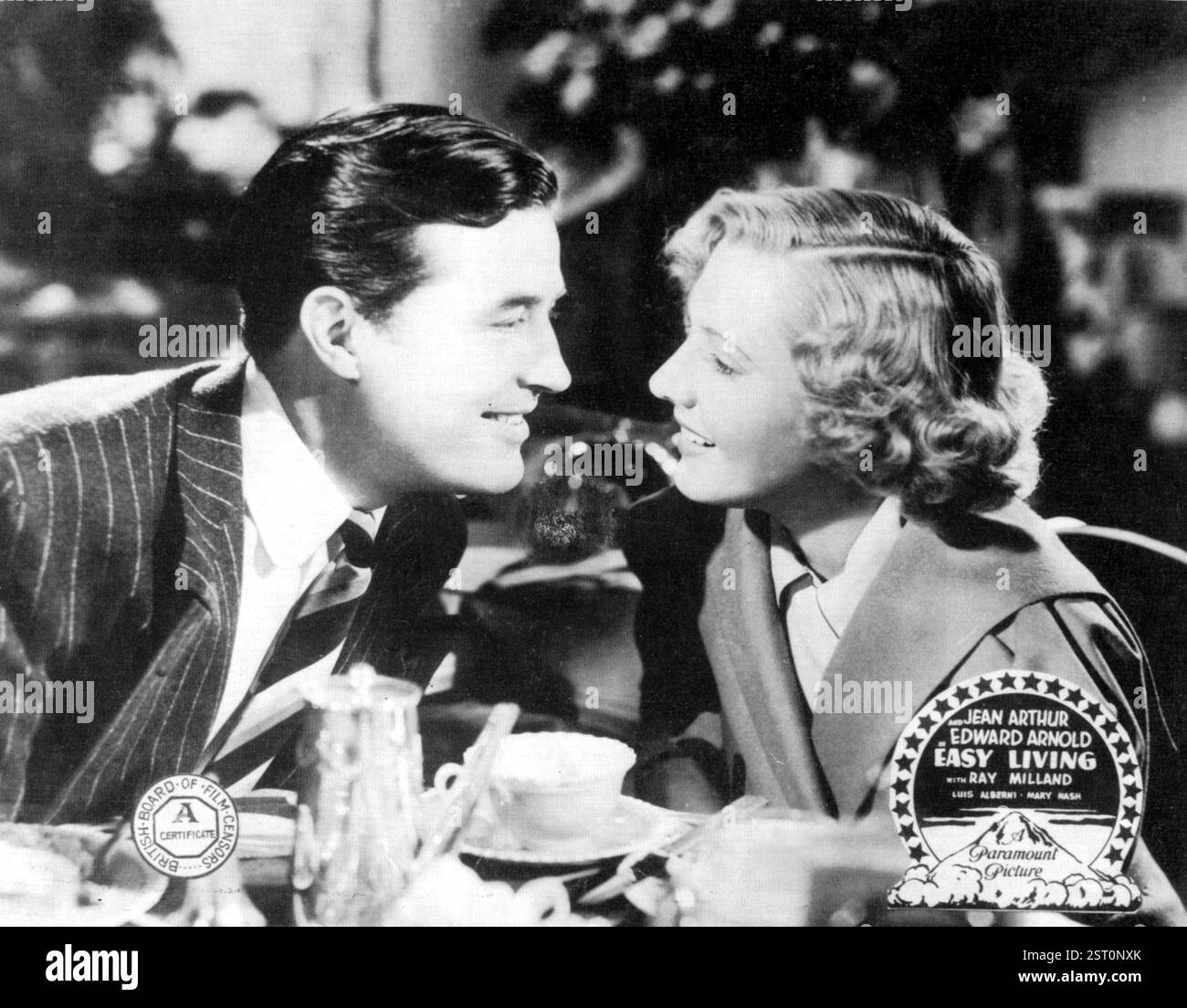 EASY LIVING [US 1937] RAY MILLAND, JEAN ARTHUR Date: 1937 Stock Photo ...
