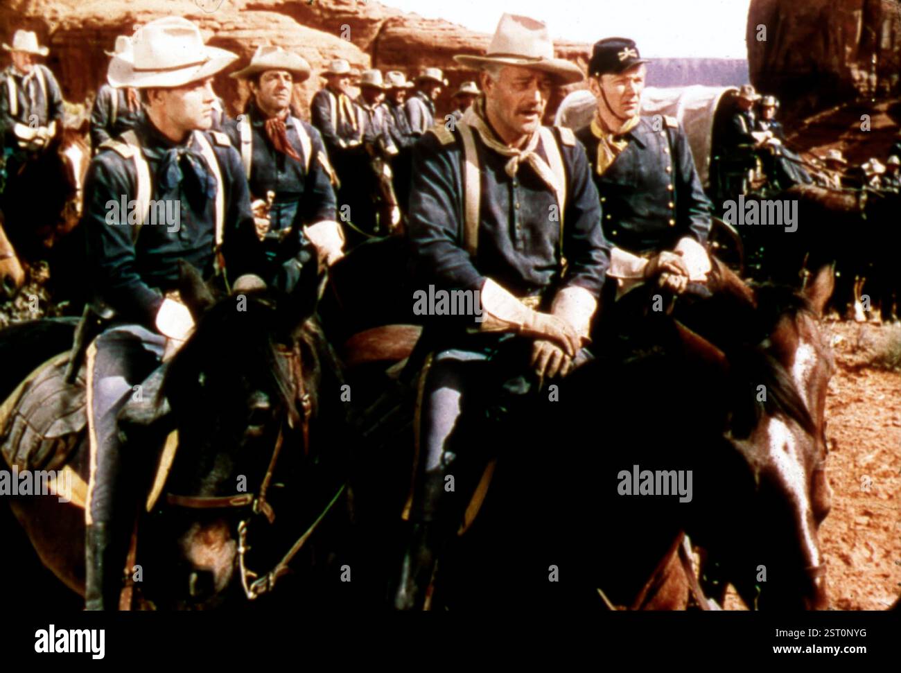 SHE WORE A YELLOW RIBBON [US 1949] JOHN AGAR, JOHN WAYNE, HARRY CAREY ...