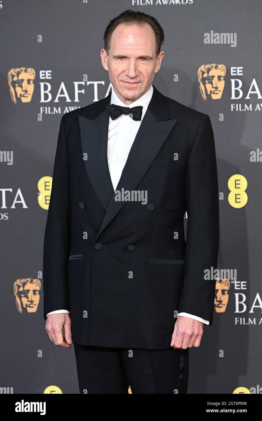 London, UK. 16th Feb, 2025. English actor Ralph Fiennes attends the EE ...