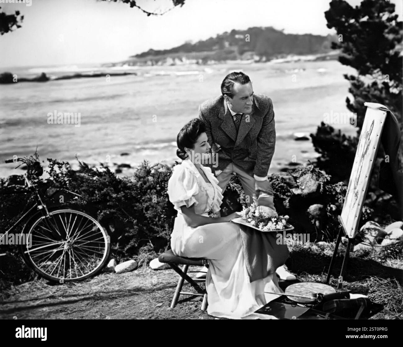 THE GHOST AND MRS MUIR [US 1947] GENE TIERNEY, GEORGE SANDERS Date ...