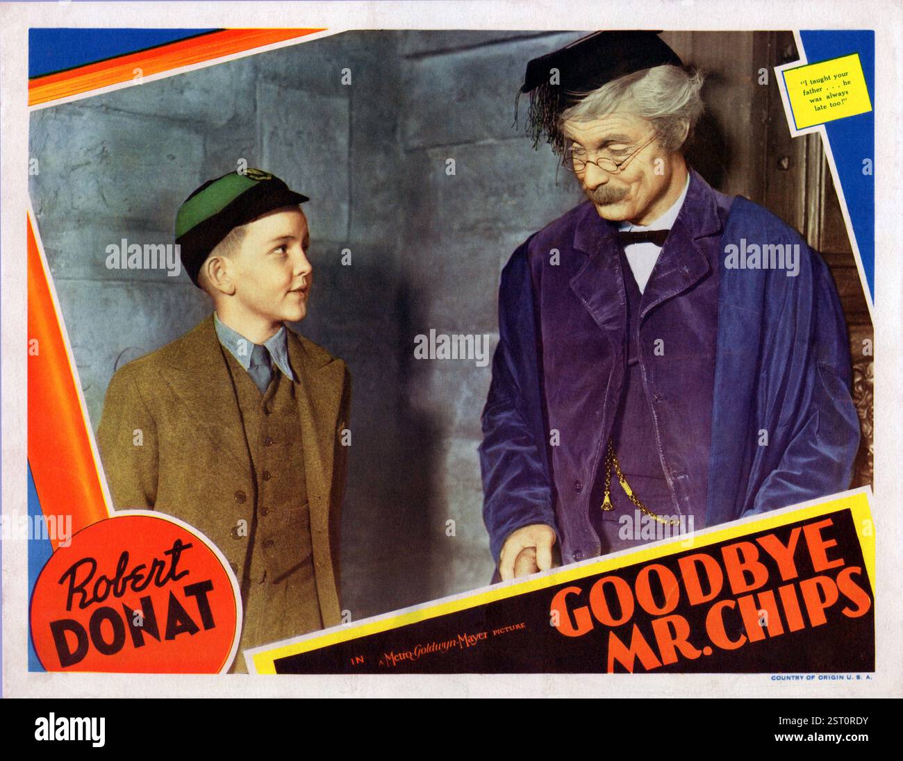 GOODBYE, MR CHIPS [BR 1939] TERRY KILBURN, ROBERT DONAT as Mr Chips ...