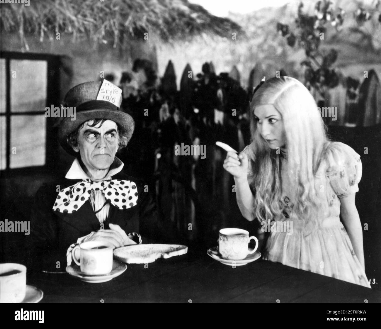 ALICE IN WONDERLAND [US 1931] LESLIE KING as the Mad Hatter, RUTH ...