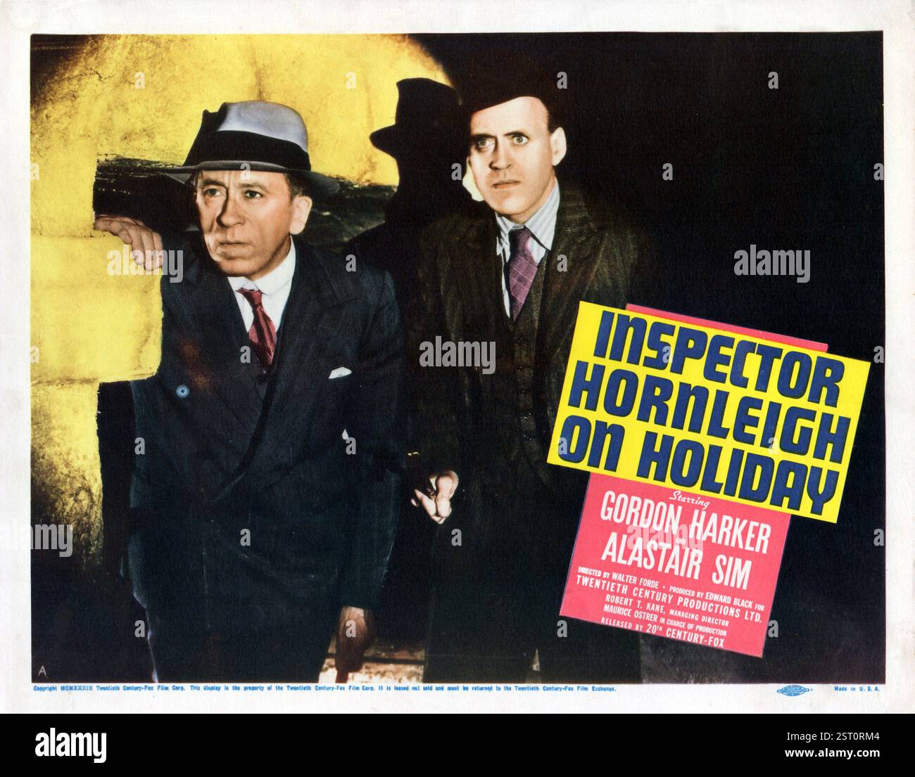 INSPECTOR HORNLEIGH ON HOLIDAY [BR 1939] GORDON HARKER, ALASTAIR SIM ...