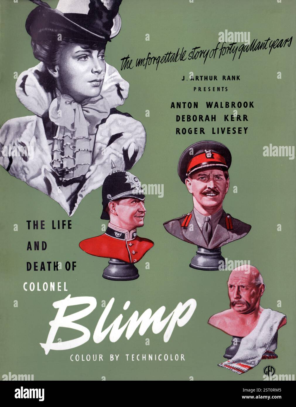 THE LIFE AND DEATH OF COLONEL BLIMP [BR 1943] DEBORAH KERR, ROGER LIVESEY Date: 1943 Stock Photo ...