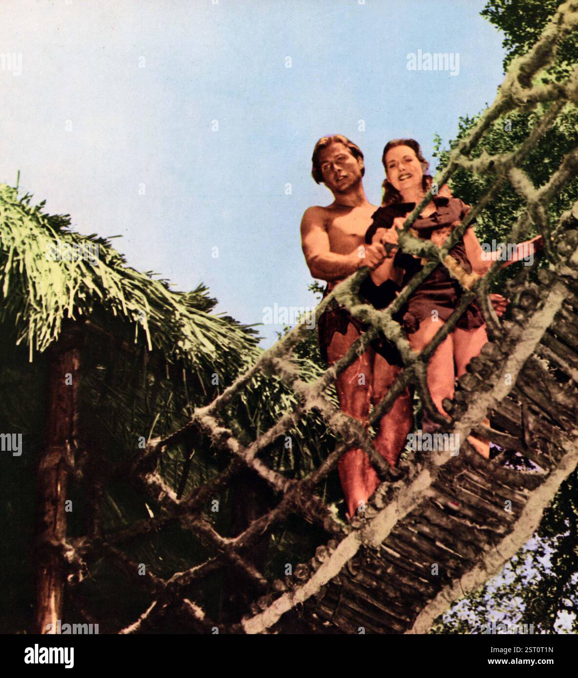 TARZAN'S MAGIC FOUNTAIN [US 1949] aka TARZAN AND THE ARROW OF DEATH LEX BARKER as Tarzan, BRENDA ...