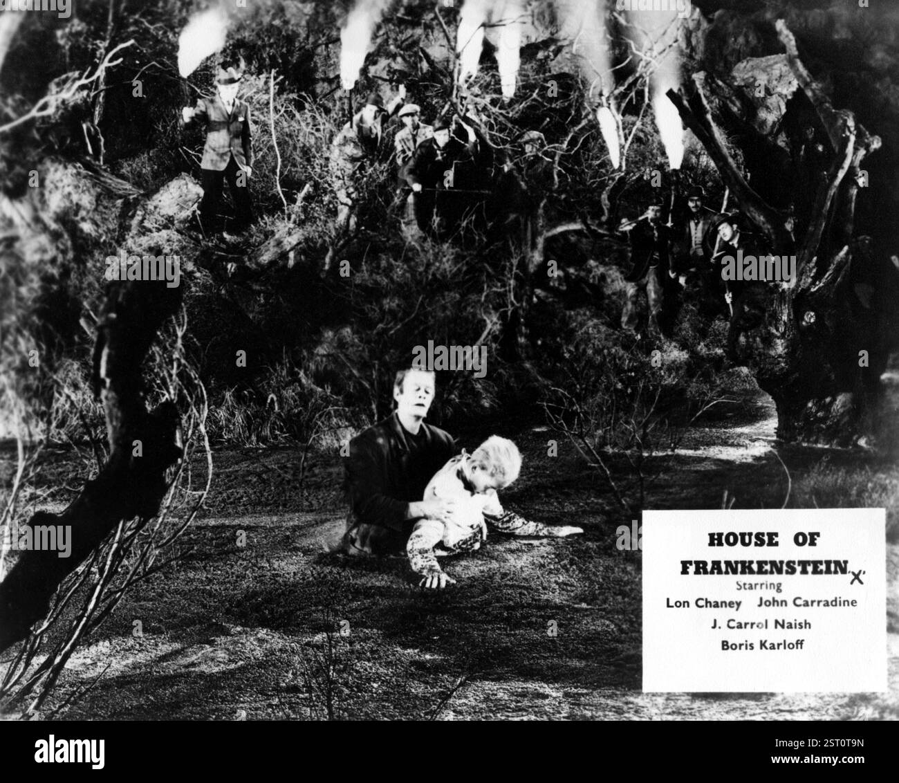 HOUSE OF FRANKENSTEIN [US 1944] GLENN STRANGE as Frankenstein's monster ...