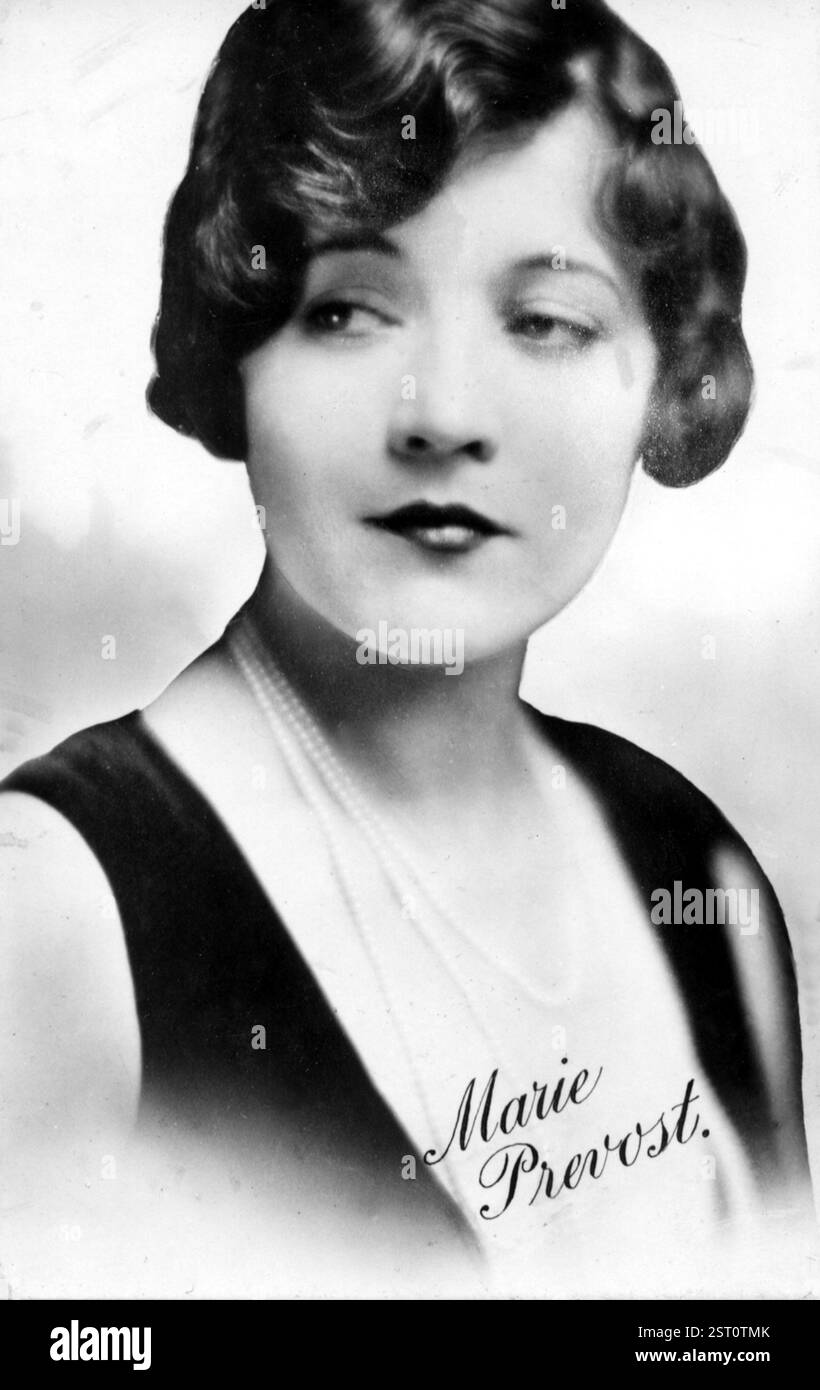 MARIE PREVOST [1898 - 1937] Canadian born Hollywood silent film actress ...