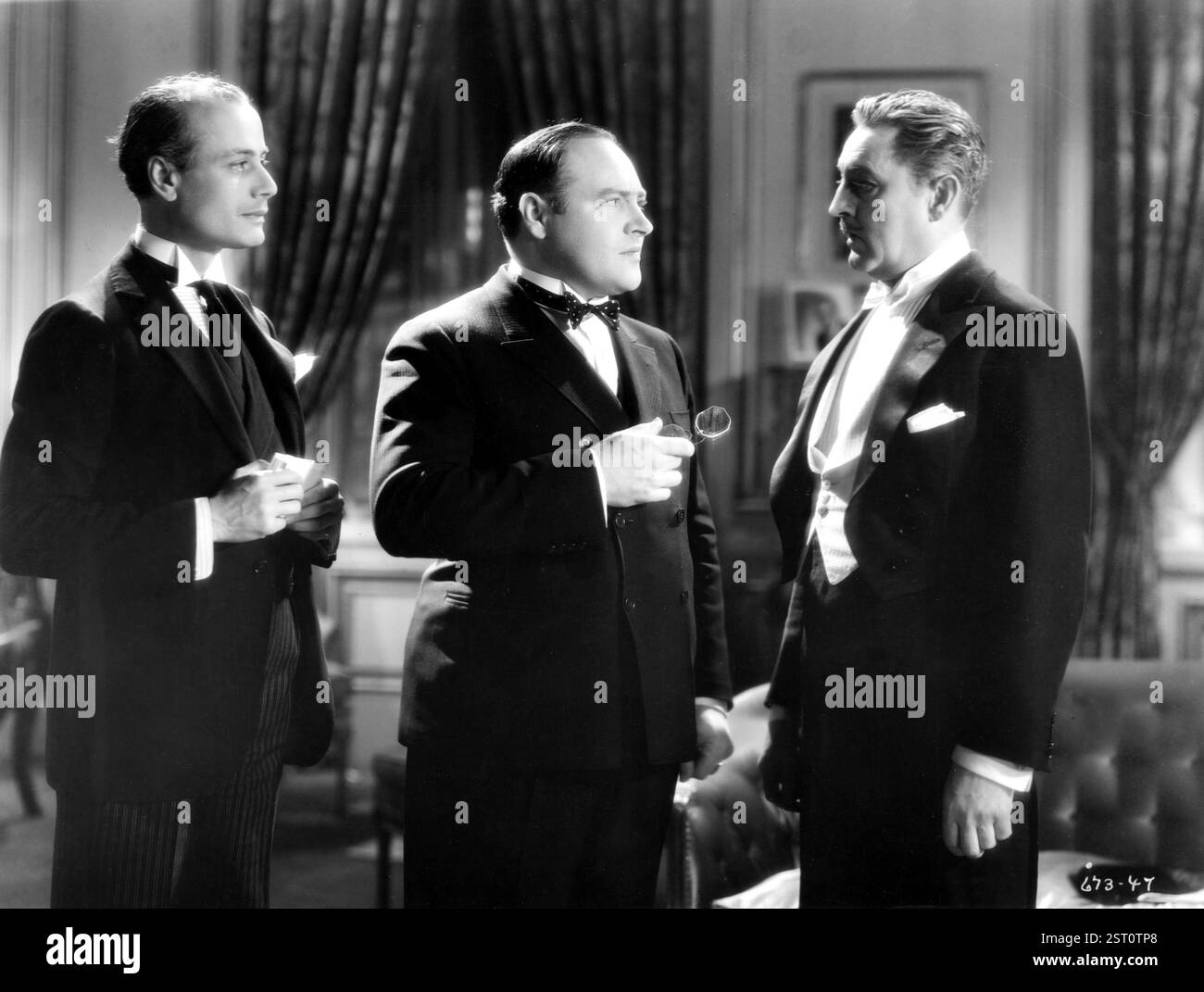 DINNER AT EIGHT [US 1933] JOHN DAVIDSON, EDWIN MAXWELL, JOHN BARRYMORE ...