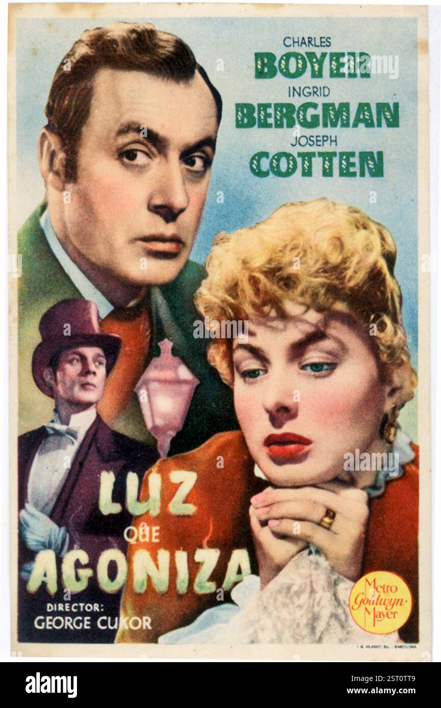 GASLIGHT [US 1944] CHARLES BOYER, JOSEPH COTTEN, INGRID BERGMAN Date ...