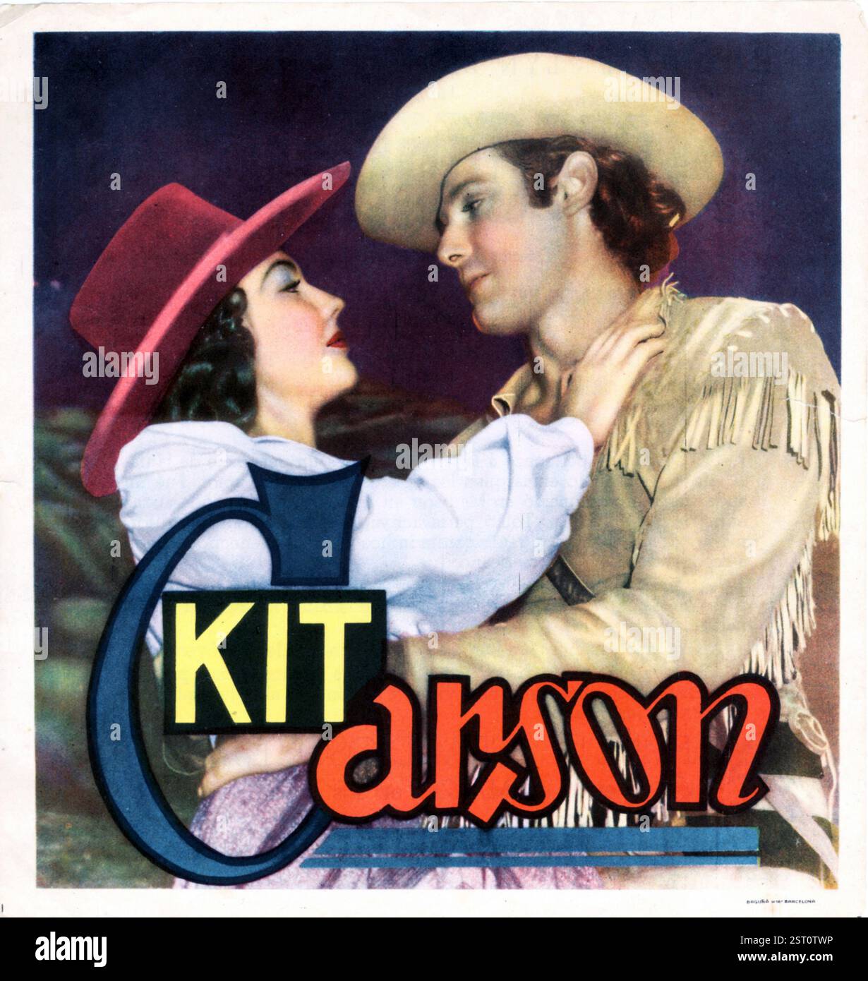 KIT CARSON [US 1940] LYNN BARI, JOHN HALL as Kit Carson Date: 1940 ...