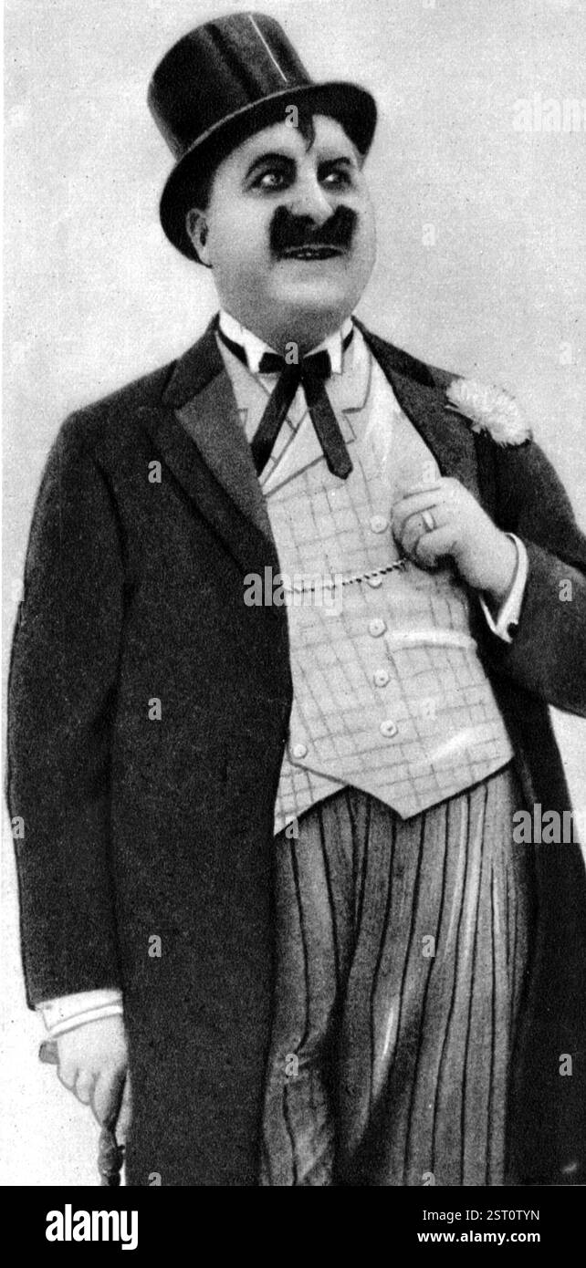 MACK SWAIN [1876 - 1935] American actor and comedian Date: 1935 Stock ...