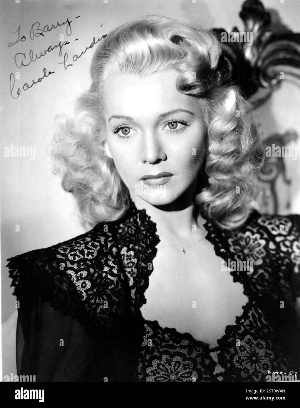 CAROLE LANDIS [1919 - 1948] US actress Date: 1948 Stock Photo - Alamy