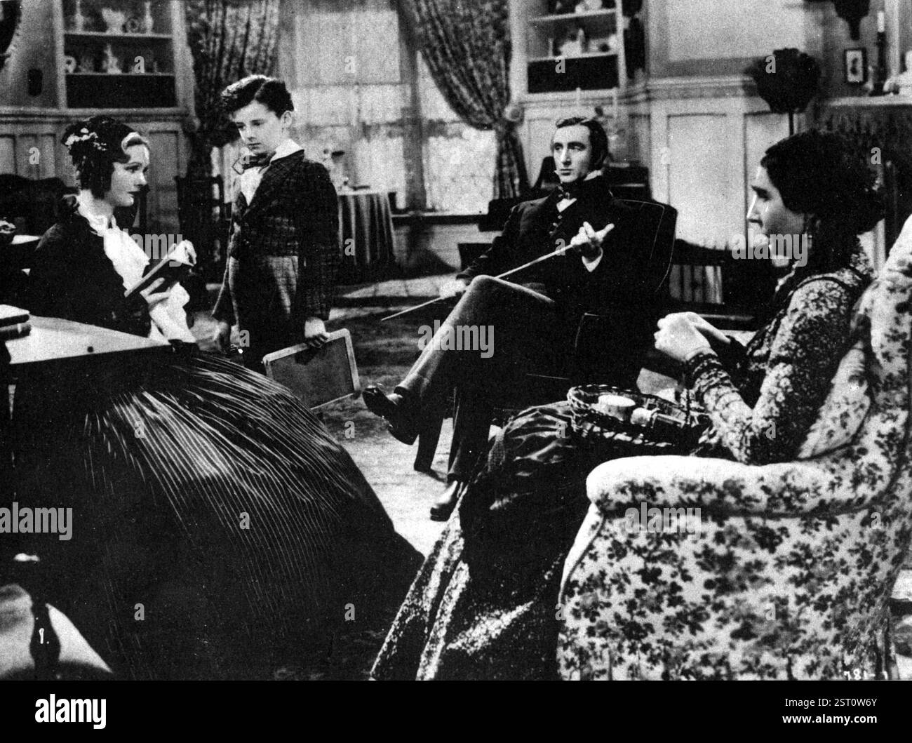 DAVID COPPERFIELD [US 1935] ELIZABETH ALLAN as Mrs Copperfield, FREDDIE ...