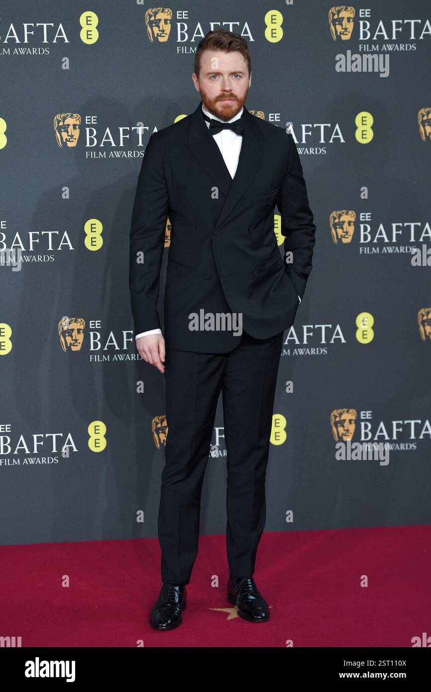 Jack Lowden attending the 2025 EE BAFTA Film Awards at The Royal ...