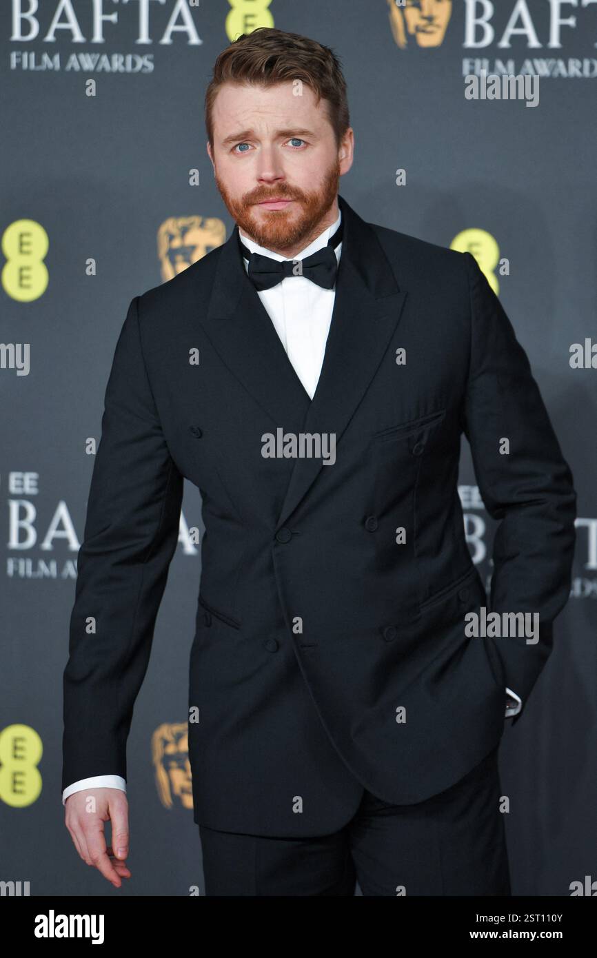 Jack Lowden attending the 2025 EE BAFTA Film Awards at The Royal ...