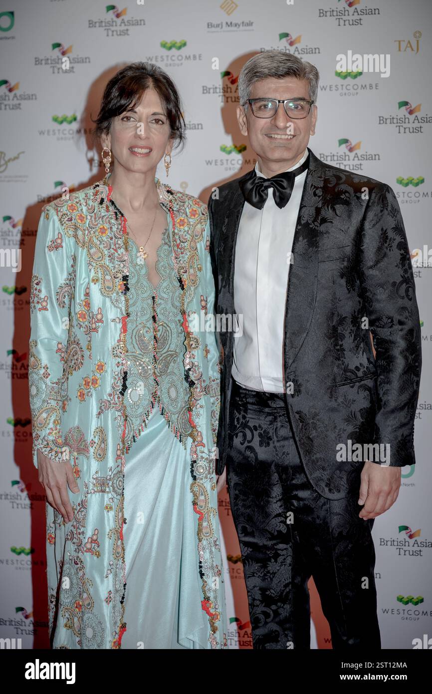 Shalni Arora and Simon Arora. British Asian Trust Annual Gala Dinner ...