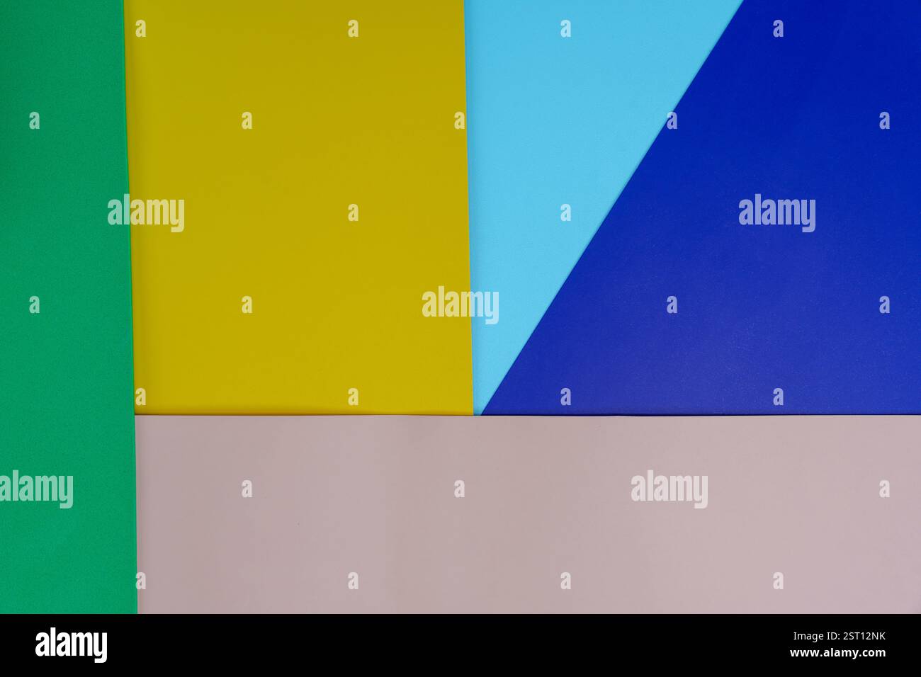 Abstract geometric background with colorful paper sections Stock Photo ...